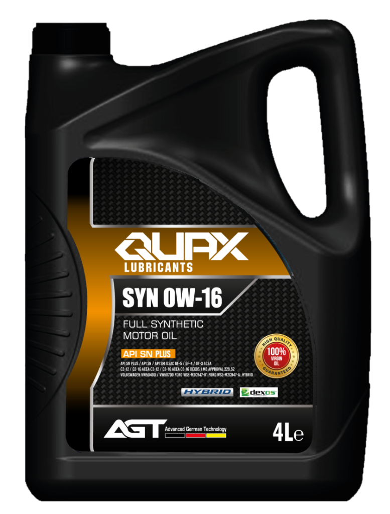 Quax 0W16 SN PLUS - Strong Enerji